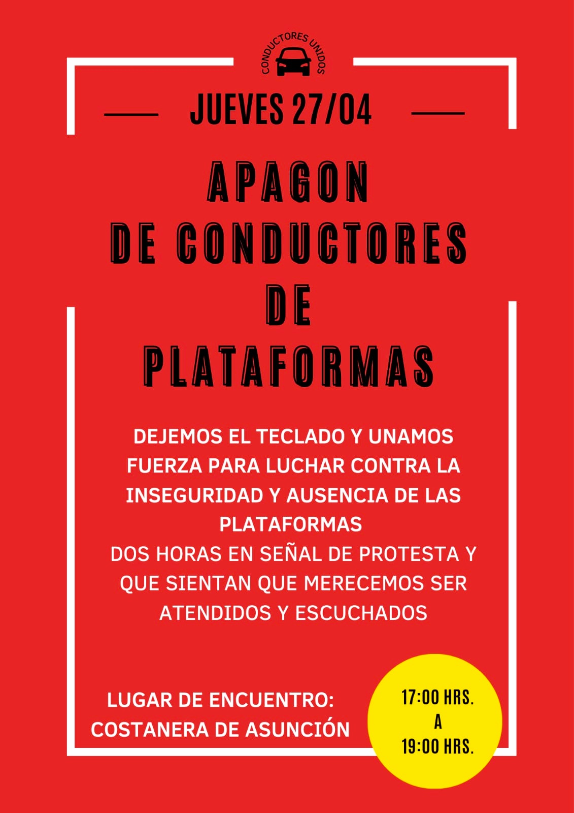 Hoy será el apagón virtual de conductores de plataformas - ADN Digital